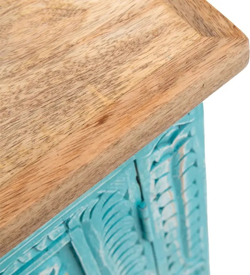 furniture-nabytek.cz - Masivní skříňka pod umyvadlo Santoro, Holz - Mango, modrá