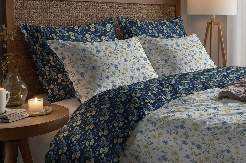 Krepové povlečení Bloom - duo Velikost: 140 x 220 + 70 x 90