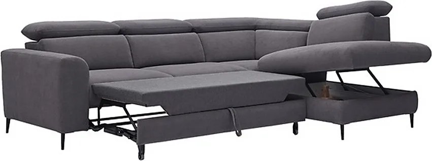 Casarredo - Komfort nábytek Rohová sedací souprava MALGOLO rozkládací s úložným prostorem, pravá, látky A1 | potah: rosario 70