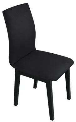 Jídelní židle LUNA 1 Černá Tkanina 10B