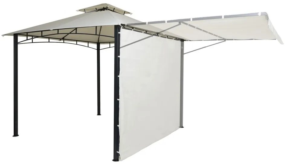 Pergola se stahovací střechou 2,5x2,5 m