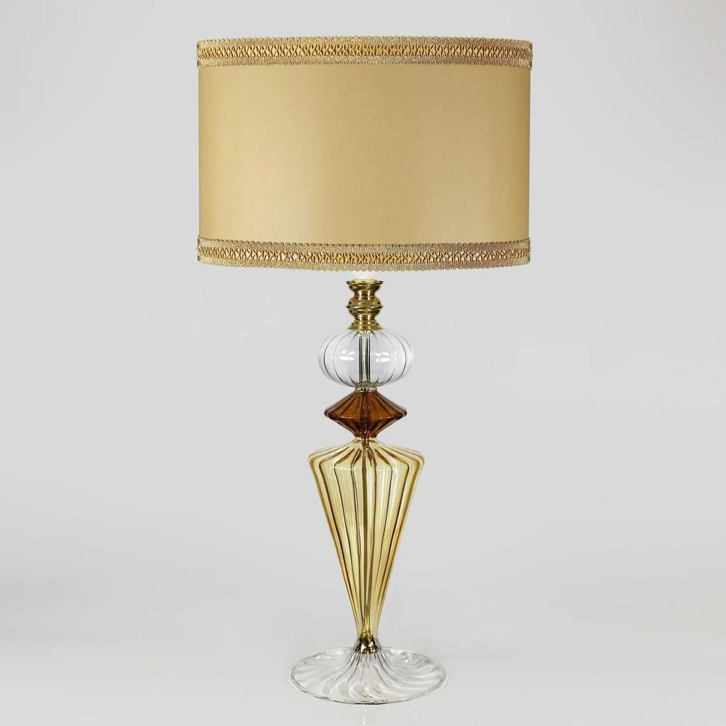 Luxusní stolní lampa ELEGANTE TL 07-PB - ARTGLASS