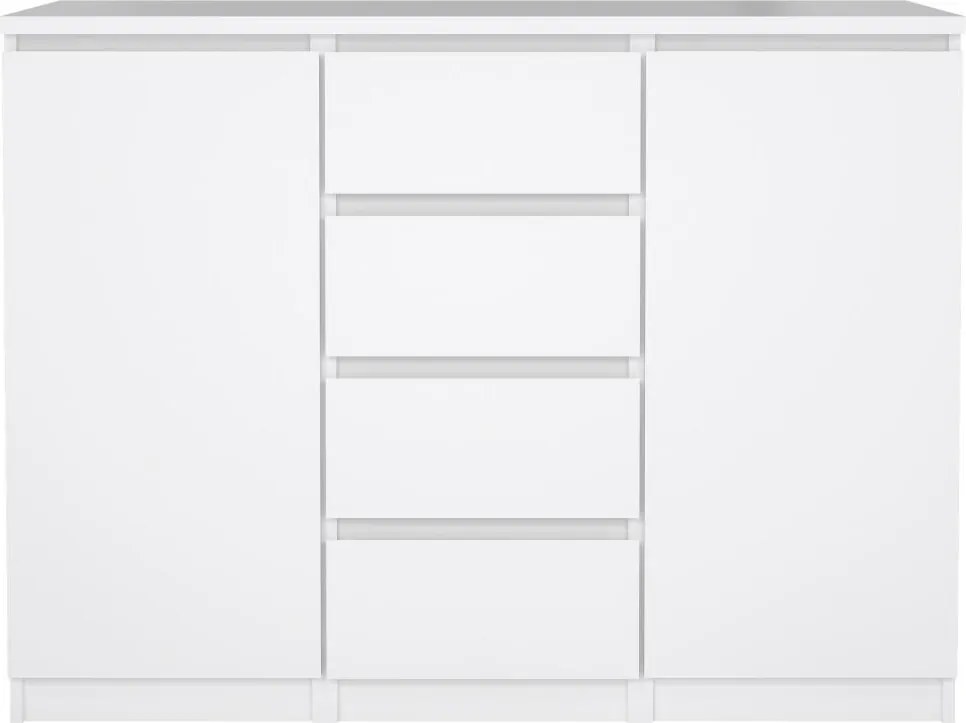 FALCO Komoda Simplicity 236 bílý lesk