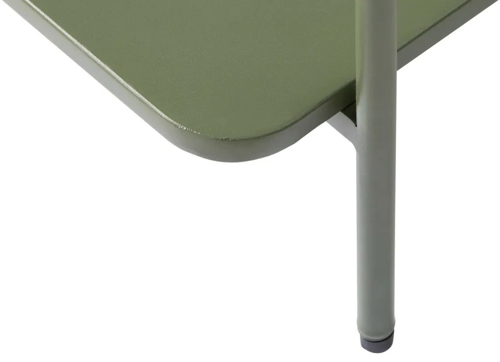 Designový konferenční stolek Harinder 75 cm olivovo-zelený