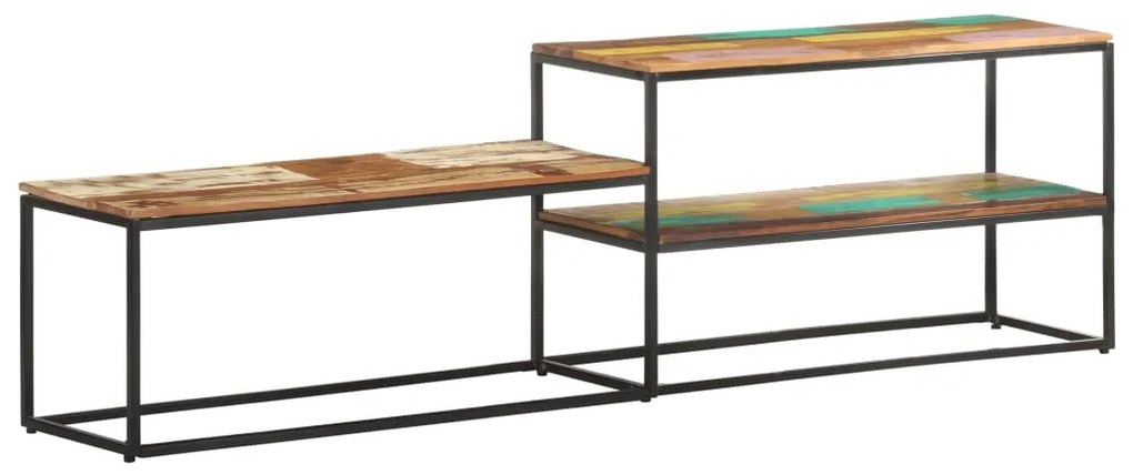TV skříňka 180 x 30 x 50 cm masivní recyklované dřevo 321621