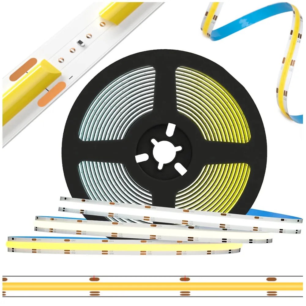 ECOLIGHT LED pásek NEON COB 12V 9W 1m  neutrální bílá