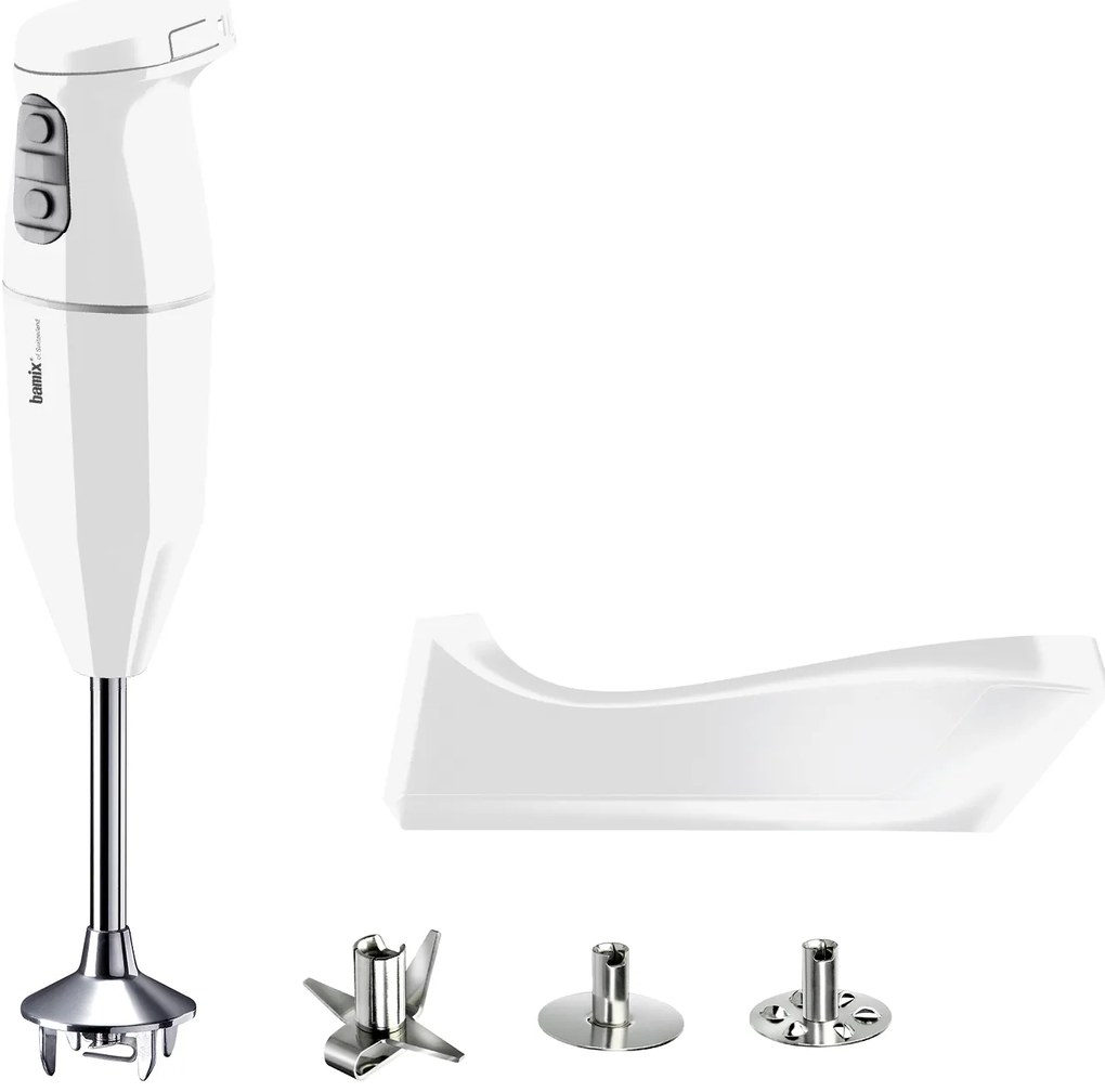 Bamix Bezdrátový tyčový mixér Cordless Plus, bílá 1121.002