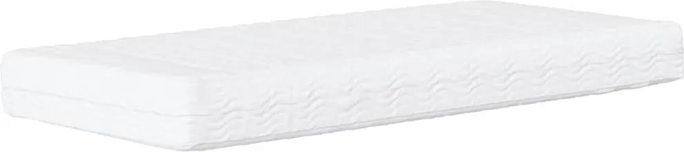 Postel s matrací Dover bílá a černá 80 x 200 cm umělá kůže 3208303