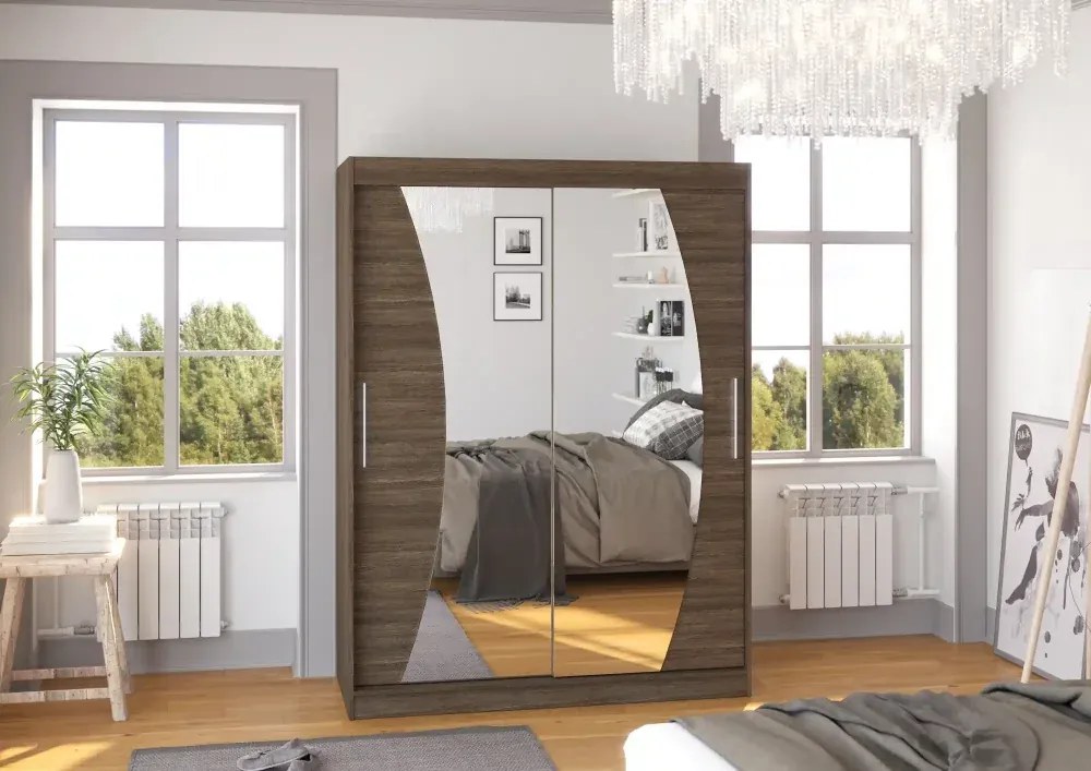 Skříň posuvná se zrcadlem MODESTO 150