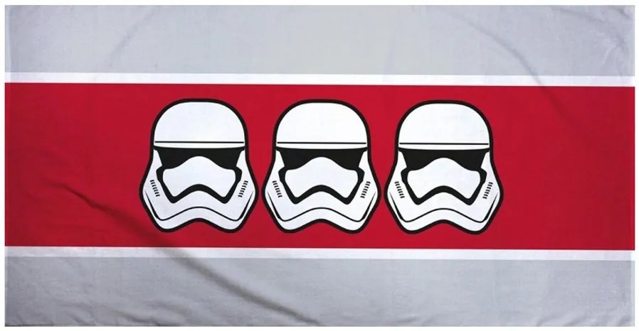 Bavlněná plážová osuška Star Wars - motiv Stormtroopers - 100% bavlna - 70 x 140 cm