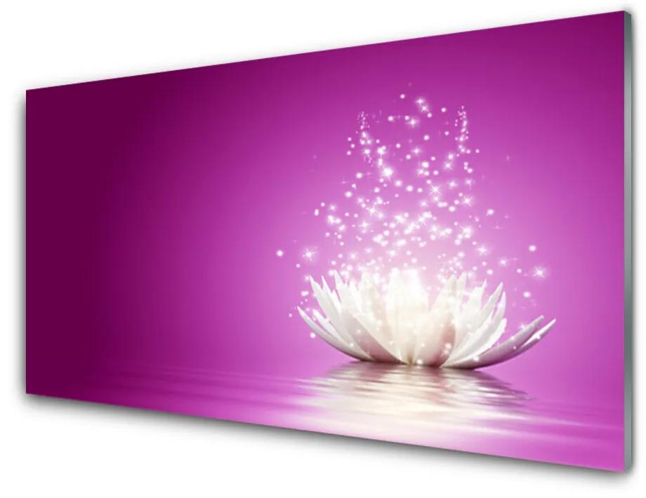 akrylový obraz Květ Lotosu 140x70 cm