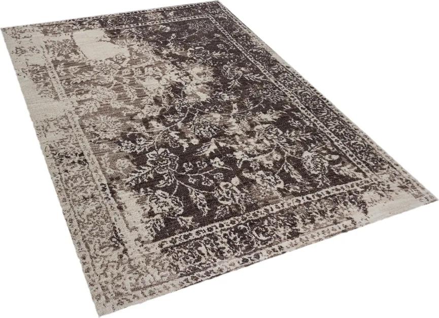 Hnědý vintage vzorovaný koberec 140x200 cm ARGOS