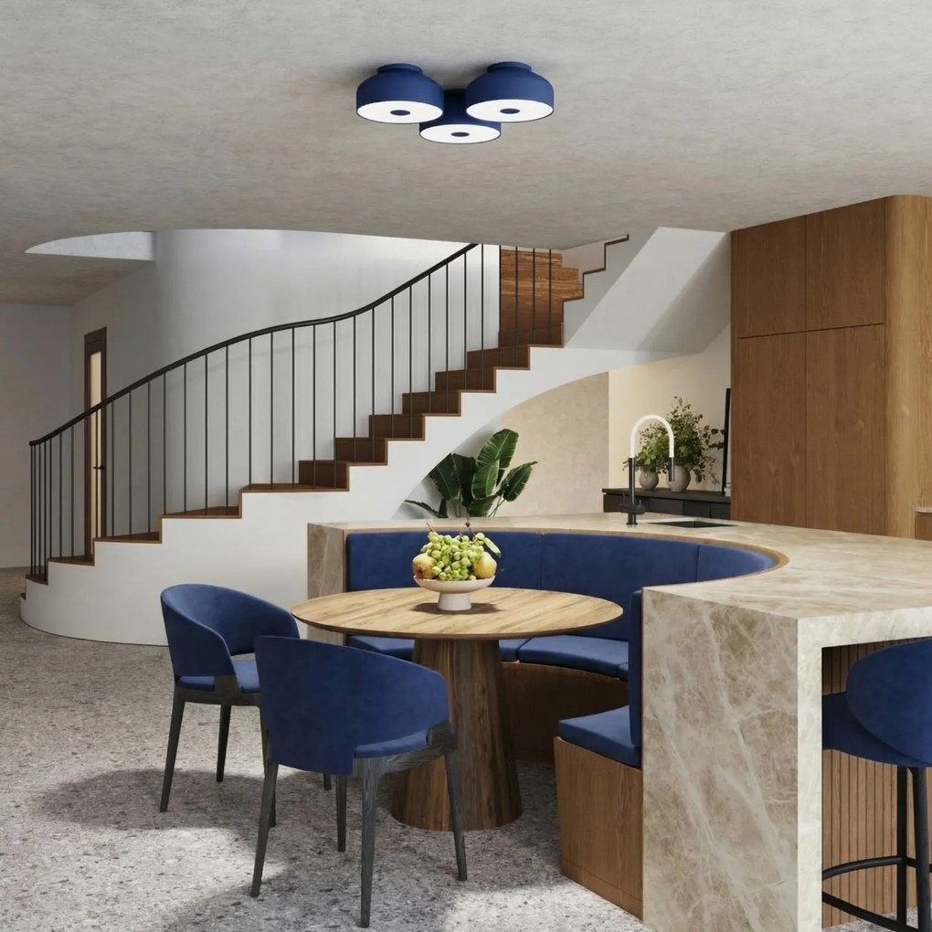 Sollux Lighting Stropní svítidlo OMIQ ultramarínové