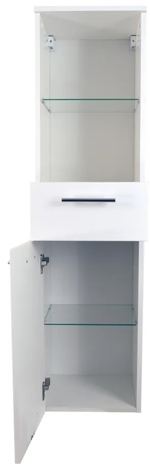 BPS-koupelny Doplňková koupelnová skříňka vysoká Aida V 35 bílá
