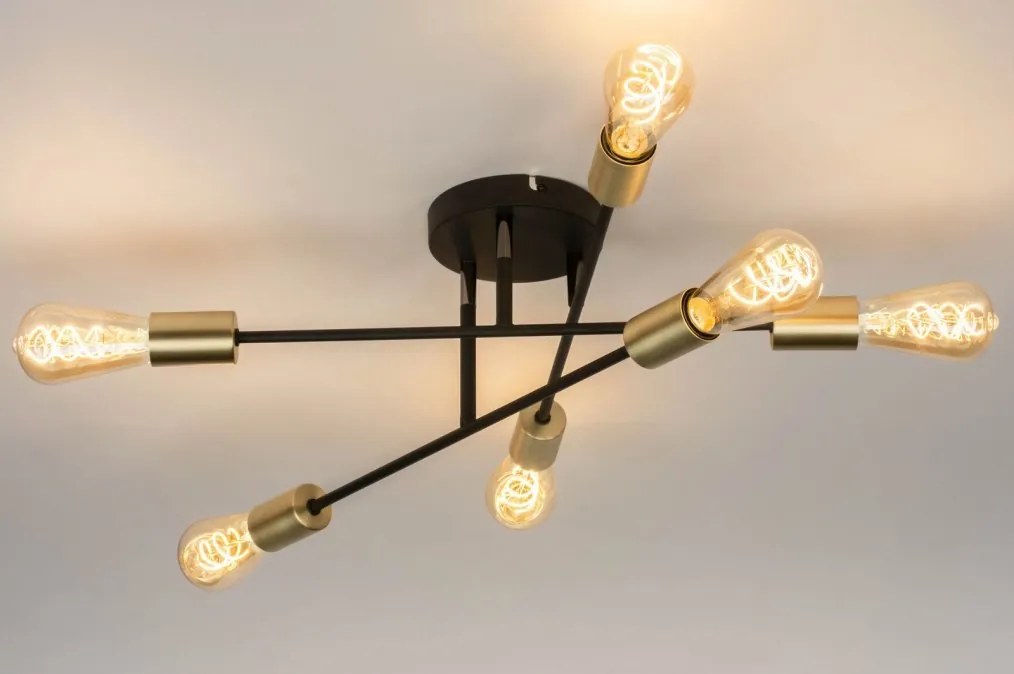 Stropní designové svítidlo Bulb Vernon Sydney Gold