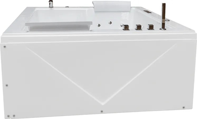 BPS-koupelny Hydromasážní vana DIABLO 666 II 180x150 s ohřevem vody