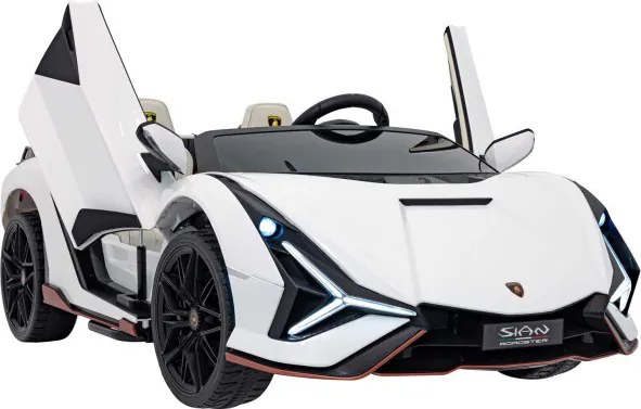 Elektrické autíčko Lamborghini SIAN bílé