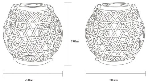 Globo 36659 - LED Solární svítidlo LED/0,02W/3V IP44