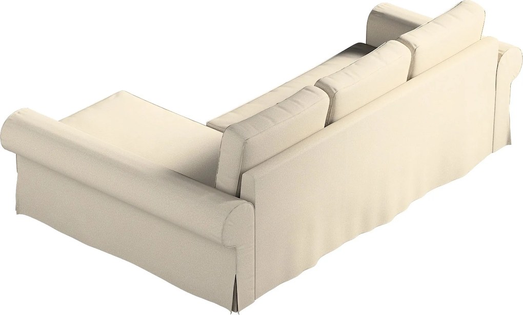 Potah na pohovku IKEA Backabro rozkládací se šezlongem barva béžová látka pletený vzor