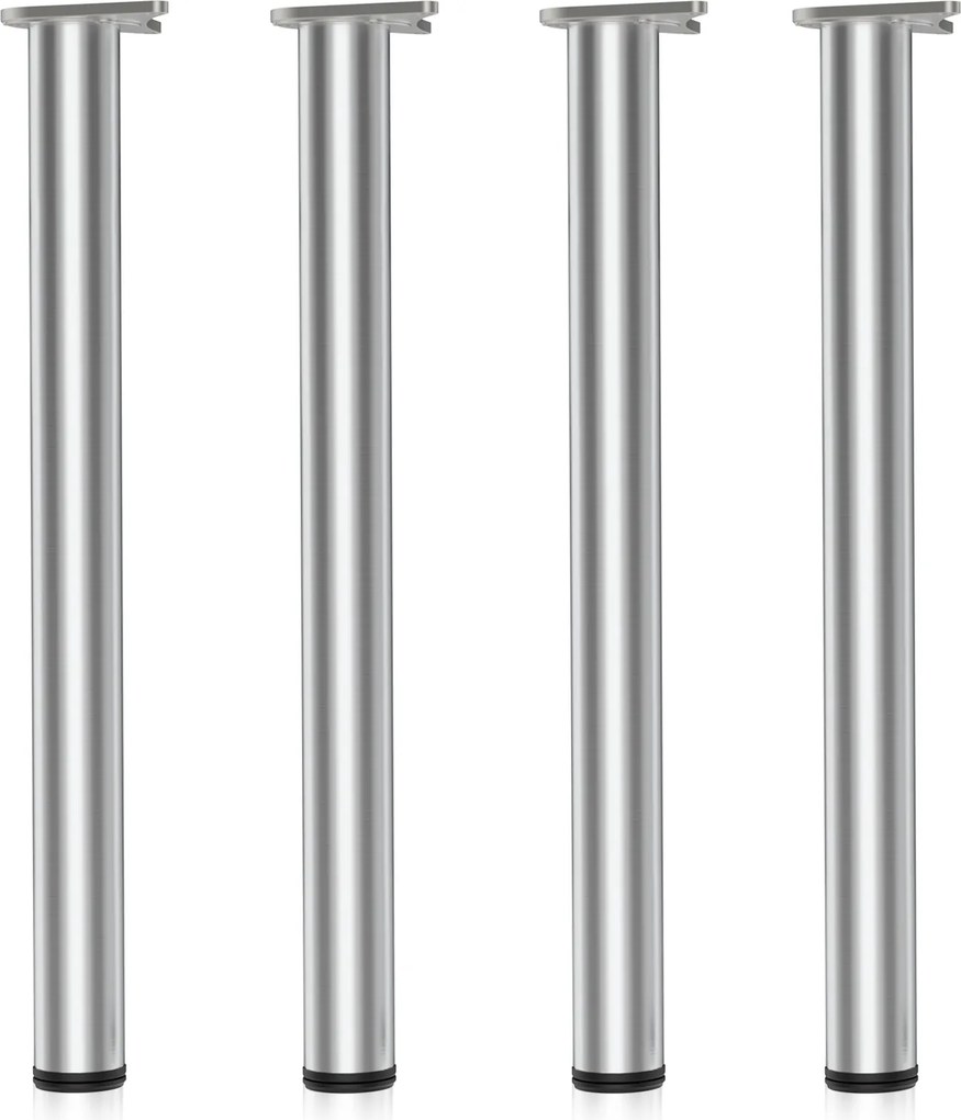 Psací stůl Wiltec – 60 mm, 710 mm, sada 4 ks (60197)