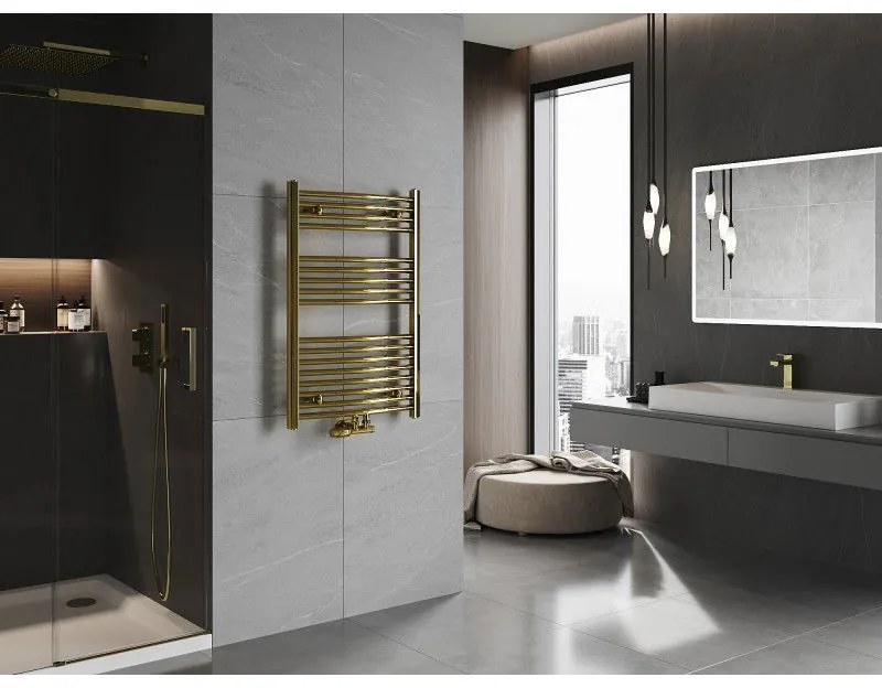 Mexen Ares, topné těleso 900x600 mm, 342 W, zlatá lesklá, W102-0900-600-00-50