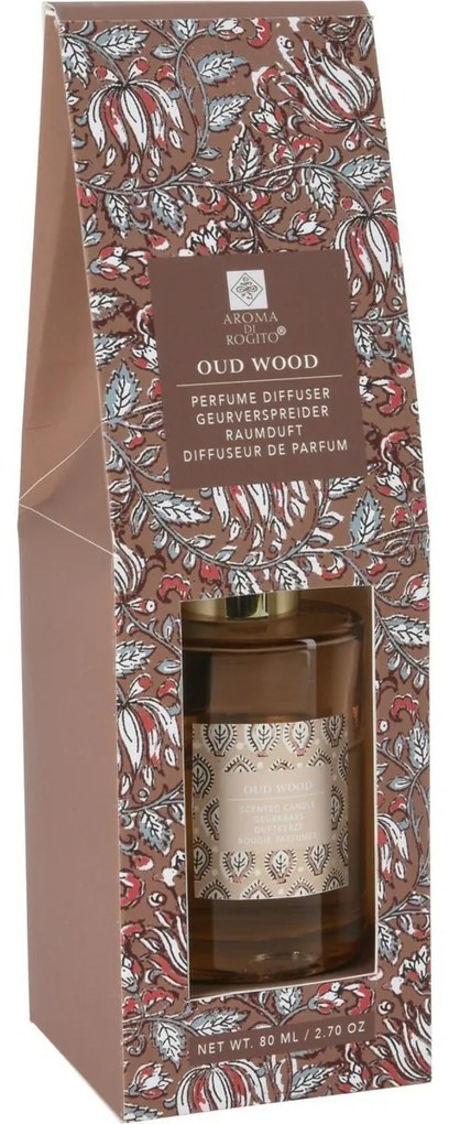 Vonný difuzér Bougie Oud wood, 80 ml