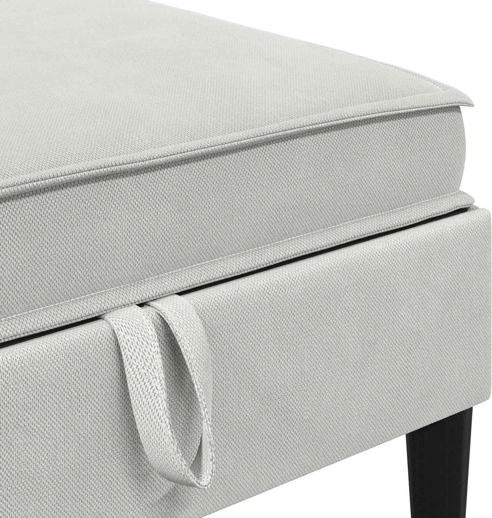 Sada nábytku do obývacího pokoje 5 ks Světle šedá Textil 3413801