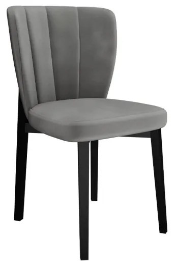 Moderní čalouněná židle ST106, Barva křesla: černá, Potah: Magic Velvet 2225