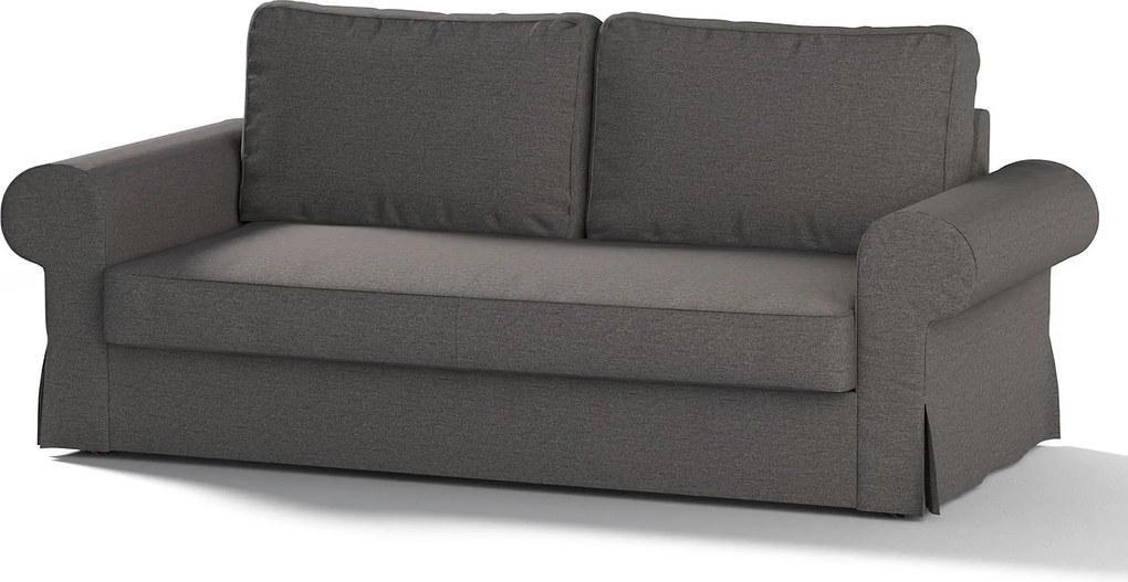 Potah na pohovku IKEA Backabro,  3-místná, rozkládací barva šedá látka pletený vzor