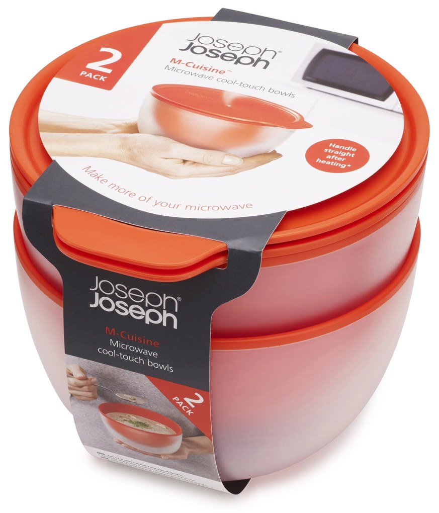 JOSEPH JOSEPH M-Cuisine™ Cool-touch Microwave Bowl dvojstěnné mísy 16,5cm, sada 2ks