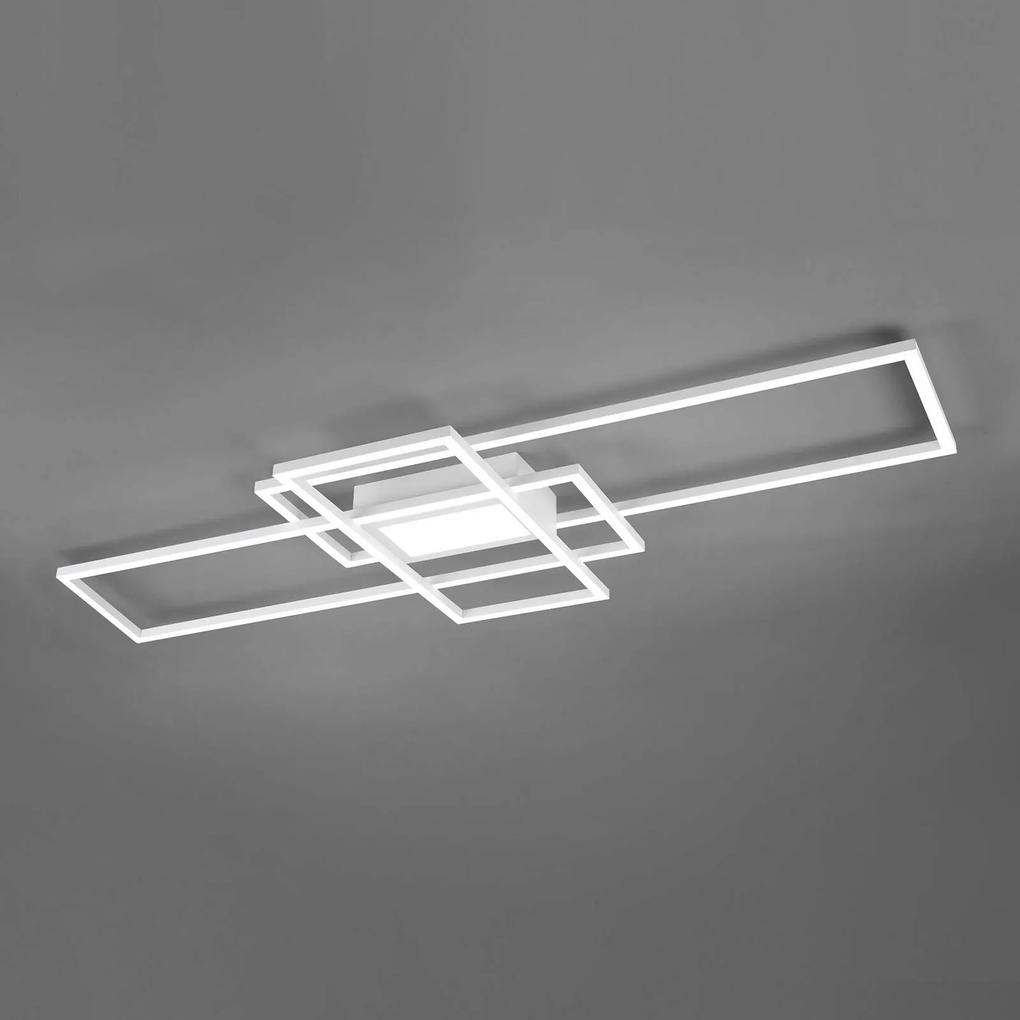 LED stropní světlo Irvine 3000-6500K, bílá matná