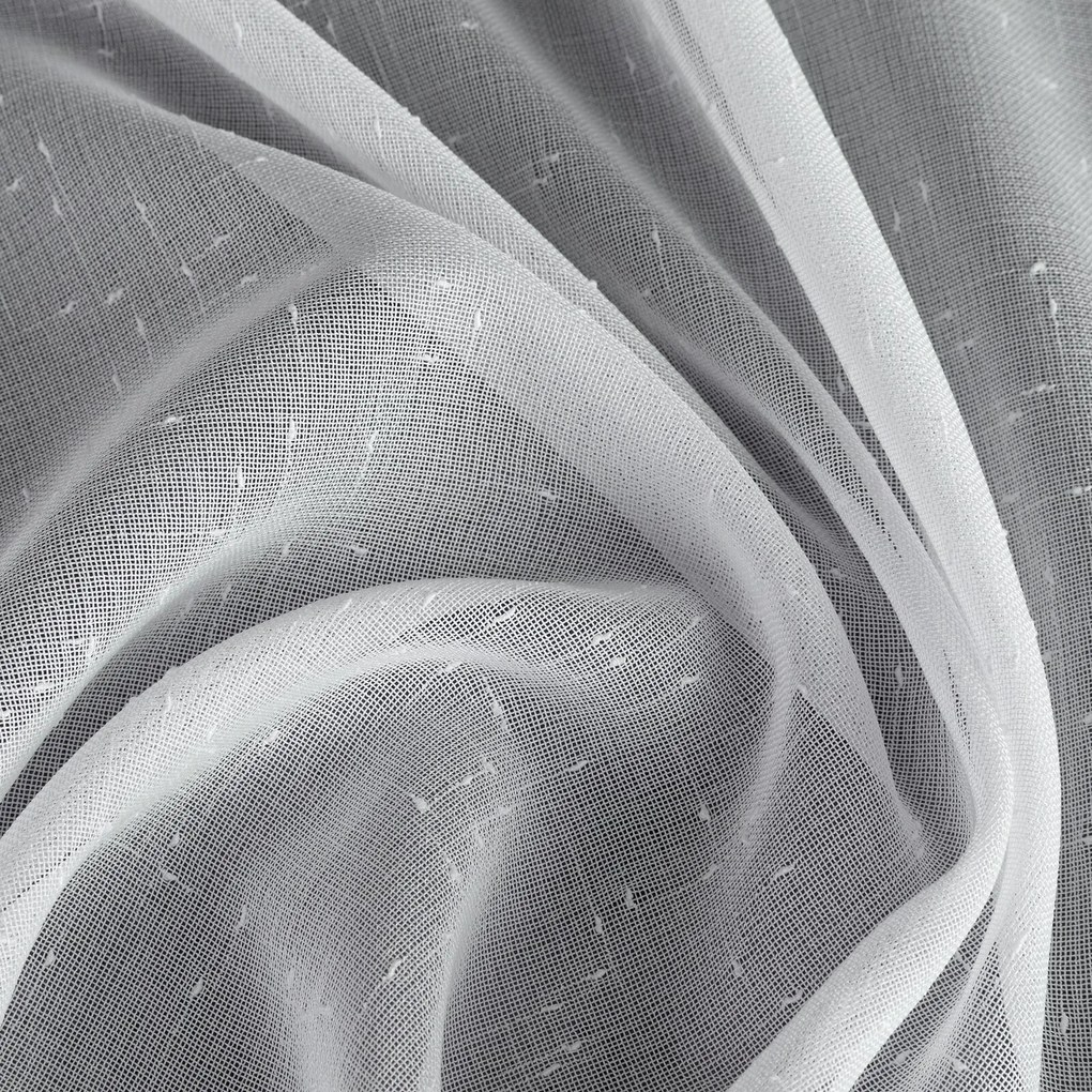 ZÁCLONA NA PÁSCE ANGELA 140X300 CM BÍLÁ