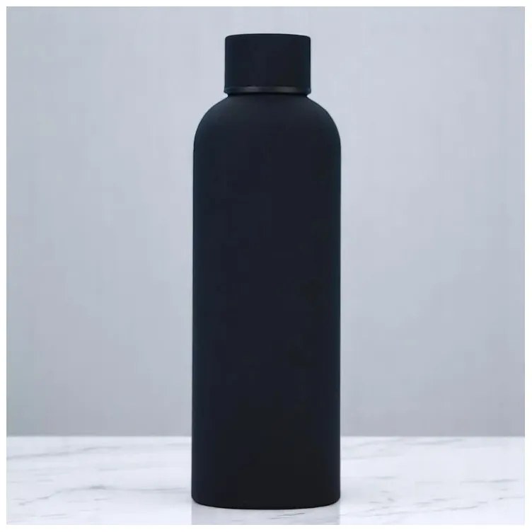 Flamenco Mystique Termoláhev Bidon 500ml Soft Touch Černá Nerezová Ocel BD46CZ