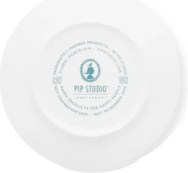 Pip Studio Flower Festival talířek Ø12cm, modrý (dezertní talířek)