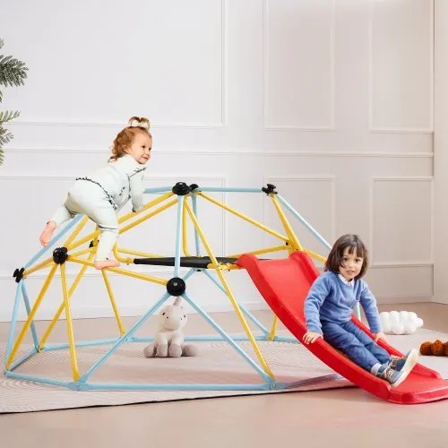 Lezecká kopule, 2,4 m geometrická kupole prolézačka se skluzavkou