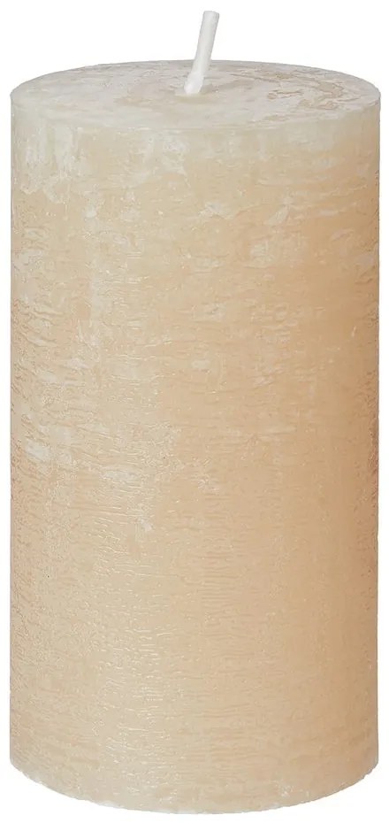 RUSTIC Svíčka 13 cm - béžová