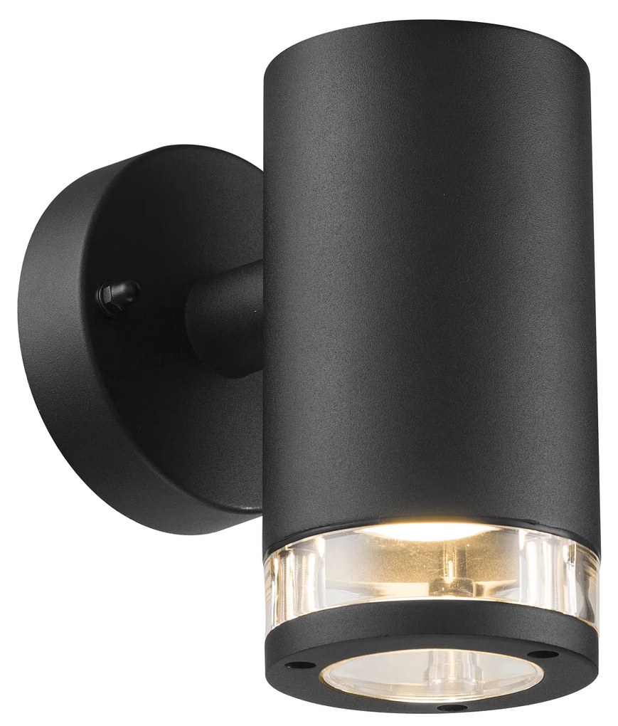 Venkovní světlo Nordlux Birk single (černá) Venkovní nástěnná svítidla hliník, plast IP44 45521003