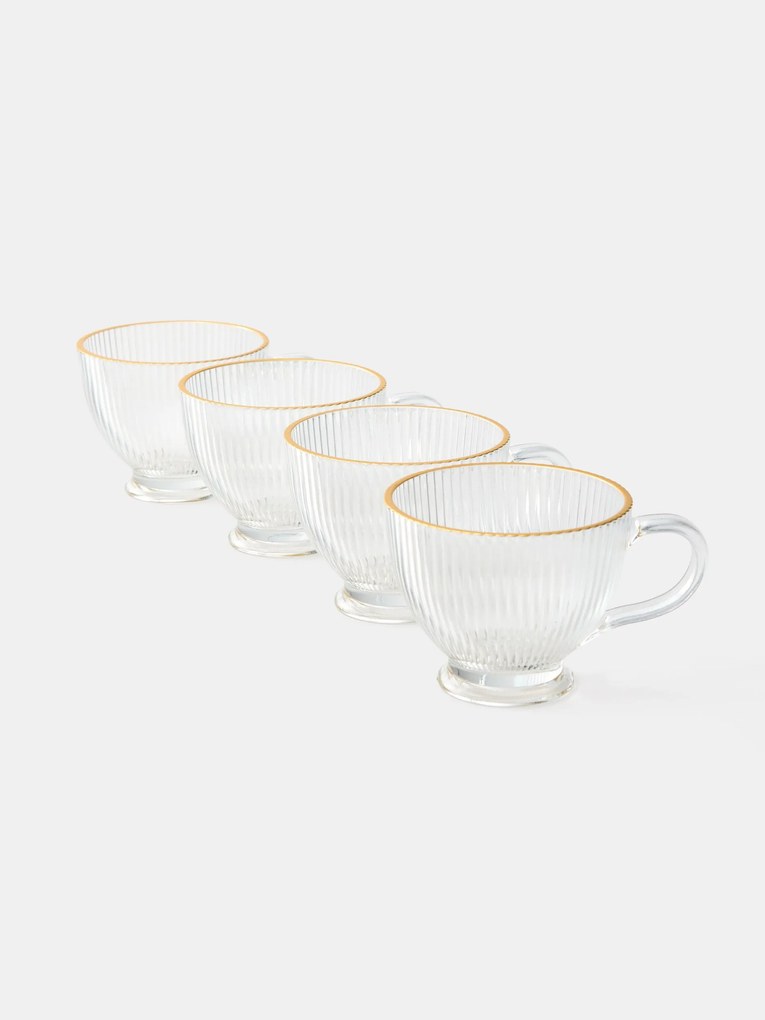Sinsay - Skleněné hrnky 4 pack - clear