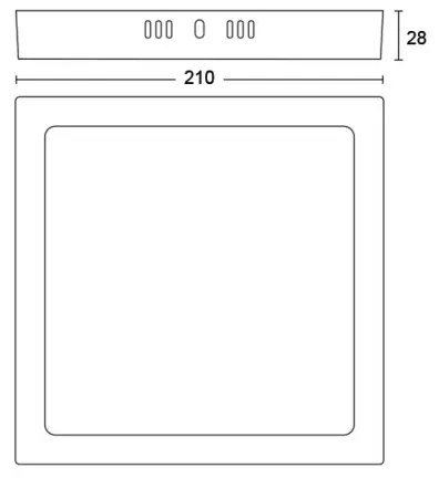 Philips - LED Stropní svítidlo MAGNEOS LED/12W/230V 2700K černá