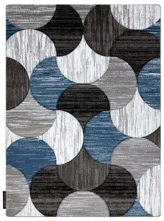 koberec ALTER Geo mušle modrý velikost 120x170 cm | krásné koberce cz