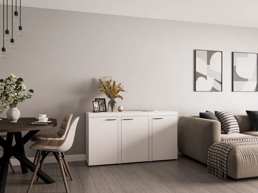 FALCO Komoda Rizo 3D Odstín: Bílá/beton
