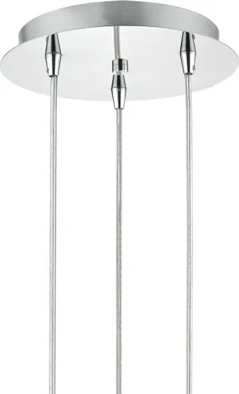Där Lighting LYA0350 - Lustr na lanku LYALL 3xG9/40W/230V lesklý chrom