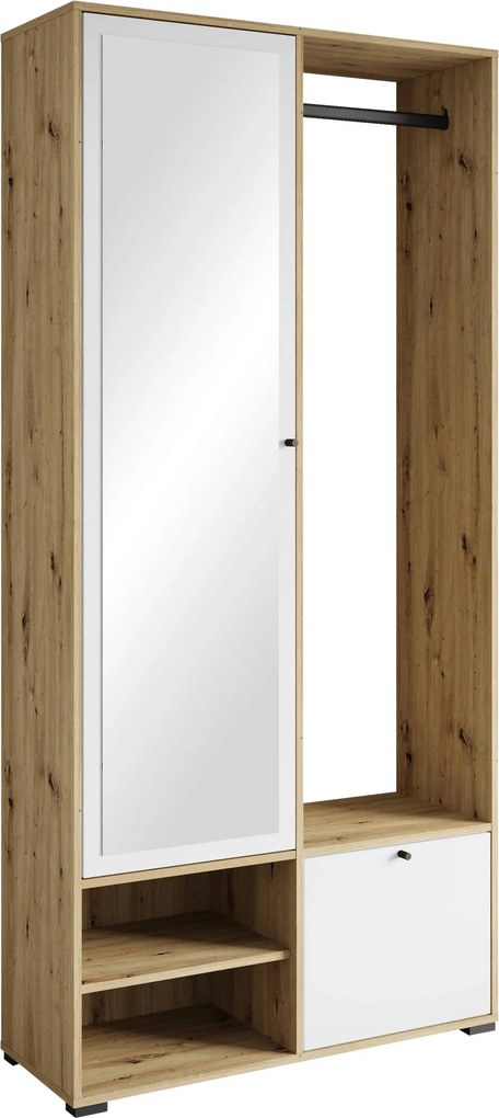 XXXLutz ŠATNA, 90/190/33 cm MID.YOU - Online Only šatny & botníky - 002778003202