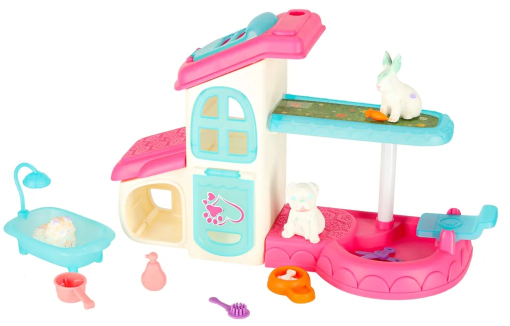 Creative Corner Pet hotel lázeňský dům pro psy kočky zvířata příslušenství 26 položek