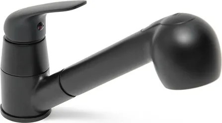 Dřezová baterie Ceramia S-Line Pro s vytahovací sprškou, 2 proudy černá matná SIKOBSLPRO283C