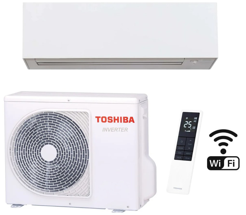 Klimatizace Toshiba Daiseikai 10 White 2,5 kW - sestava 1+1 včetně montáže