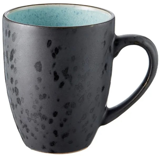 Bitz Sada 4 kameninových hrnků s ouškem 30 cl Black/Dark