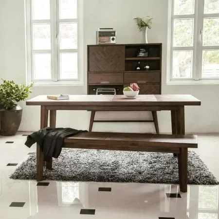 Komoda Ashton 100 cm z masivu tmavě hnědá