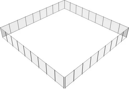 oplocení bazénu, 1,22 × 32,92 m pro zapuštěné bazény