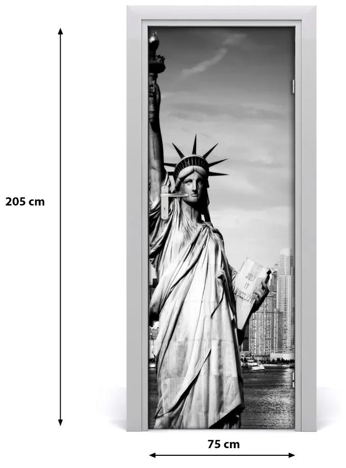Fototapeta samolepící na dveře Socha Svobody 75x205 cm